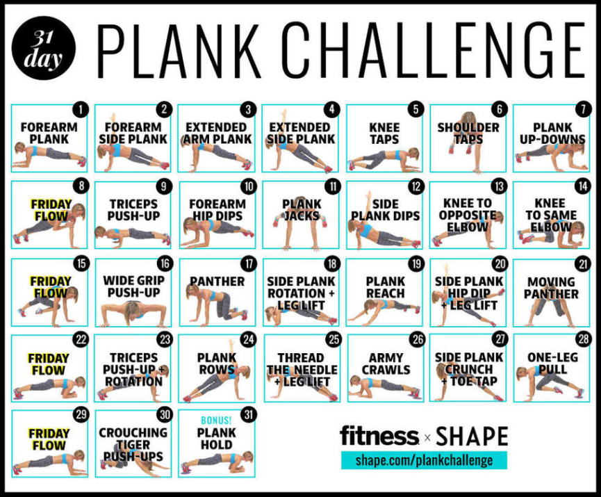 Pouhých 30 dní jako cesta k dokonalému břichu. Zkuste plank challenge - Zdravestravovani.eu